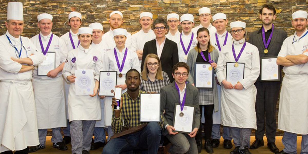 Creative canapés to fab filleting - UCB wins big at Hotelympia