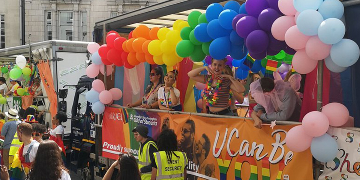 UCB's 'U Can Be You' Pride float celebrates inclusivity, diversity and ...