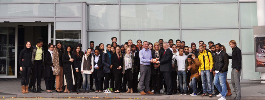 UCB Aviation & Airport Management Degree students tour Birmingham Airport