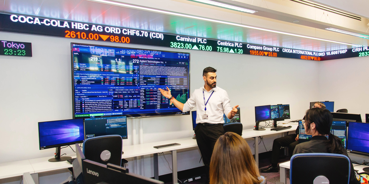 Financial Trading Suite | University College Birmingham