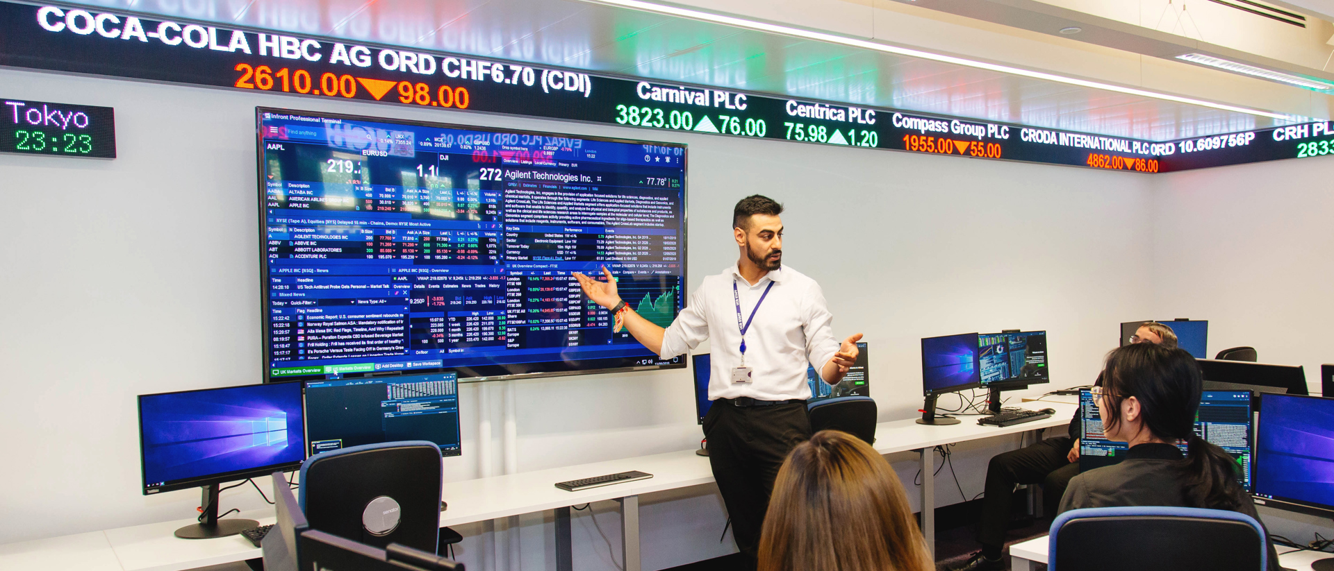 Financial Trading Suite | University College Birmingham