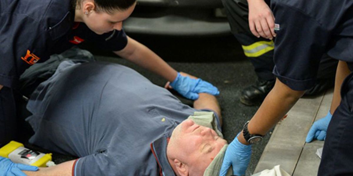 Students give first-aid challenge a realistic edge